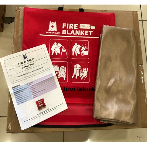 Jual selimut kain tahan api,blue eagle welding blanket atg1515 fire ...