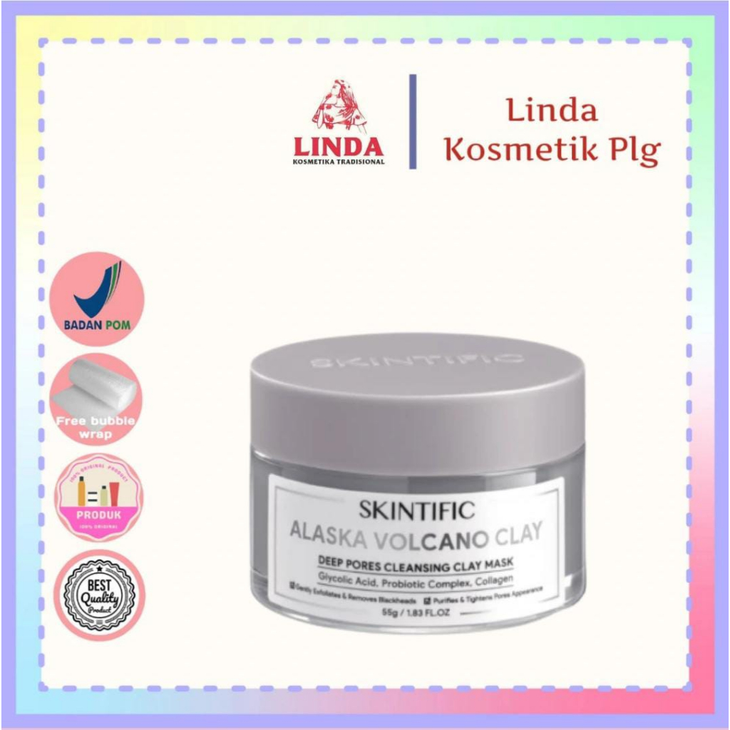Jual SKINTIFIC Alaska Volcano Clay Mask Mask 55g (PROMO) EXP 2026 ...