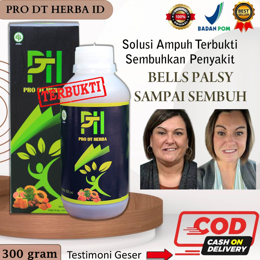 Jual Obat Bells Palsy Bibir Mencong Lumpuh Sebelah Mati Rasa Stroke ...
