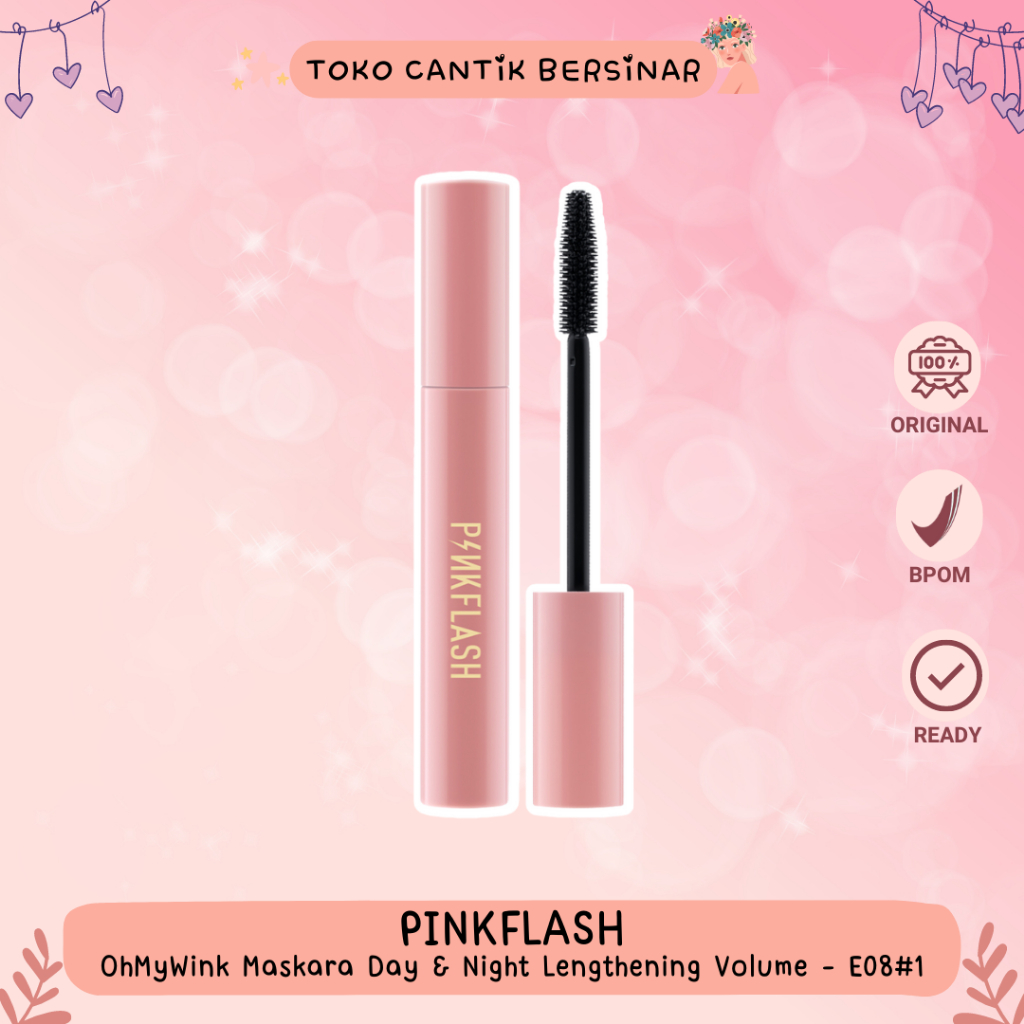 Jual PINKFLASH OhMyWink Maskara Day & Night Lengthening Volume Waterproof Longlasting Mascara ...