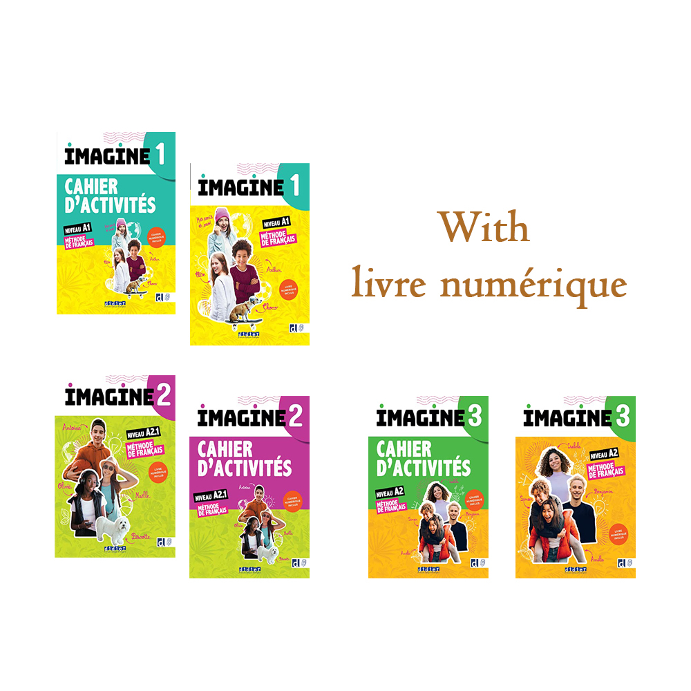 Jual Imagine 1, 2, 3 : student book, workbook ( 100% Authentic ) with ...