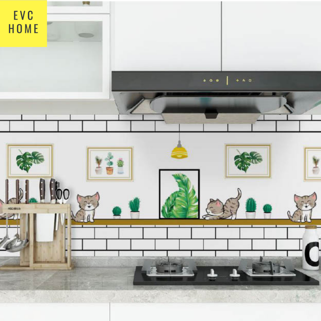 Jual EVCHOME 60CM x 3M Wallpaper Sticker Dapur Aluminium Foil/ Lemari ...