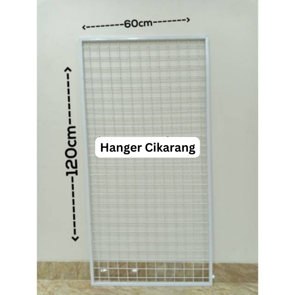 Jual WIRE GRID MESH 60 X 120 CM - KAWAT JARING KOTAK - RAM DINDING ...