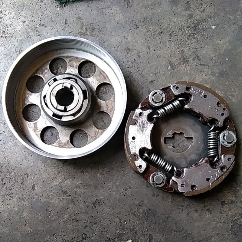 Jual Mangkok ganda set kampas ganda Suzuki rc80 rc 100 rc bravo gs tornado | Shopee Indonesia