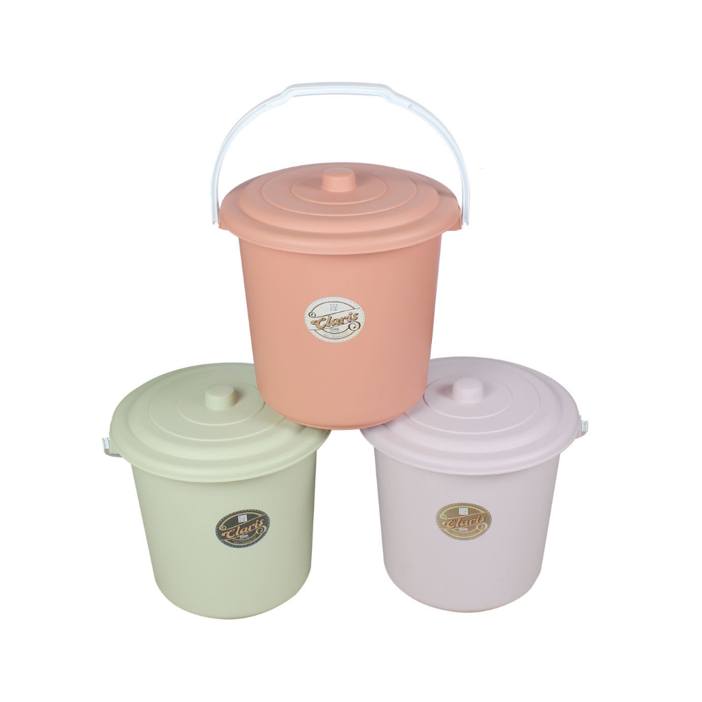 Jual Claris EMB 12 Ember Pax 12 Liter Bak Air Plastik Dengan Tutup Dan ...