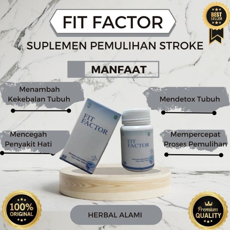 Jual Fit Factor Suplemen Obat Herbal Stroke dan Kesehatan Jantung BPOM ...