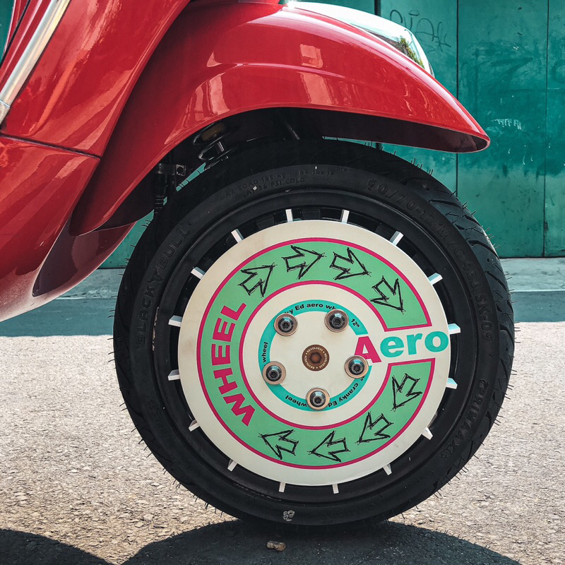 Jual Dop aero wheel disc velg turbofan vespa matic sprint primavera lx ...