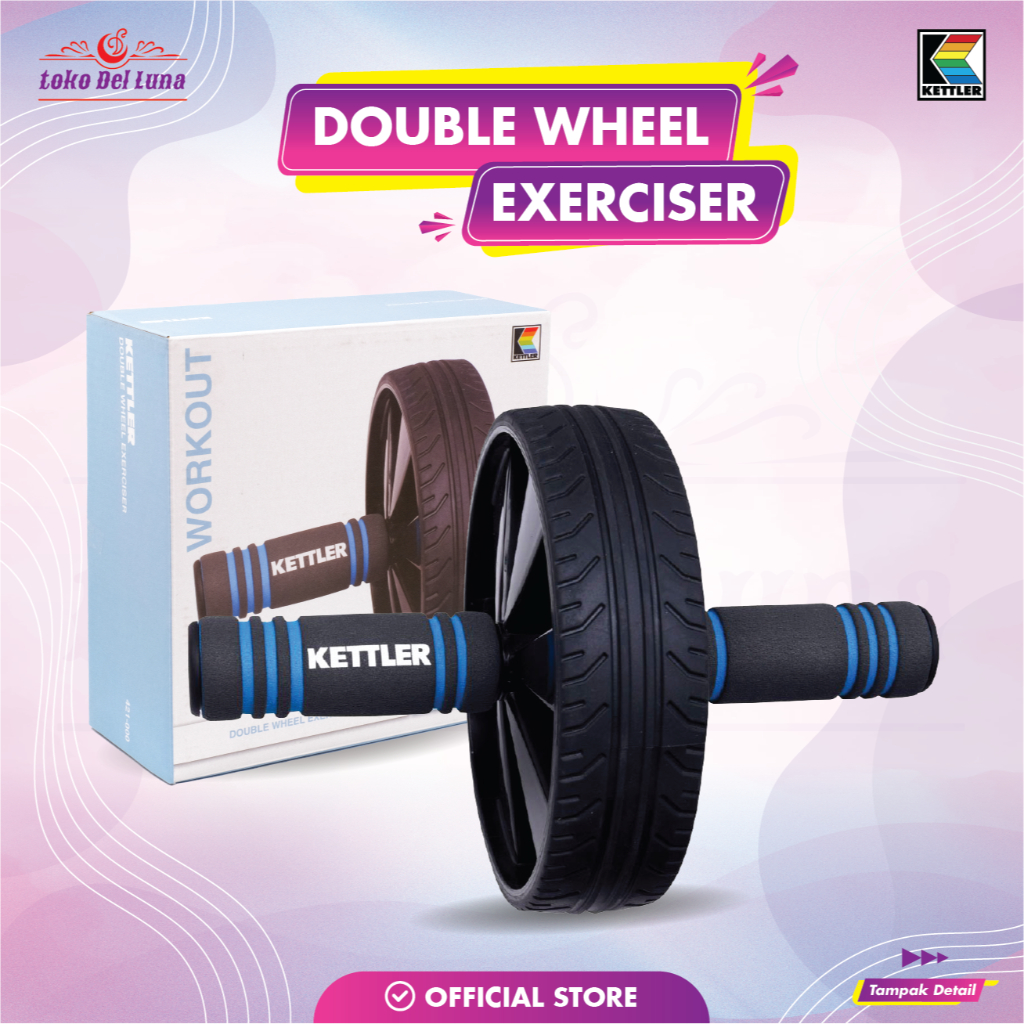 Jual KETTLER Double Wheel Roller / AB / ABS Roller | Shopee Indonesia