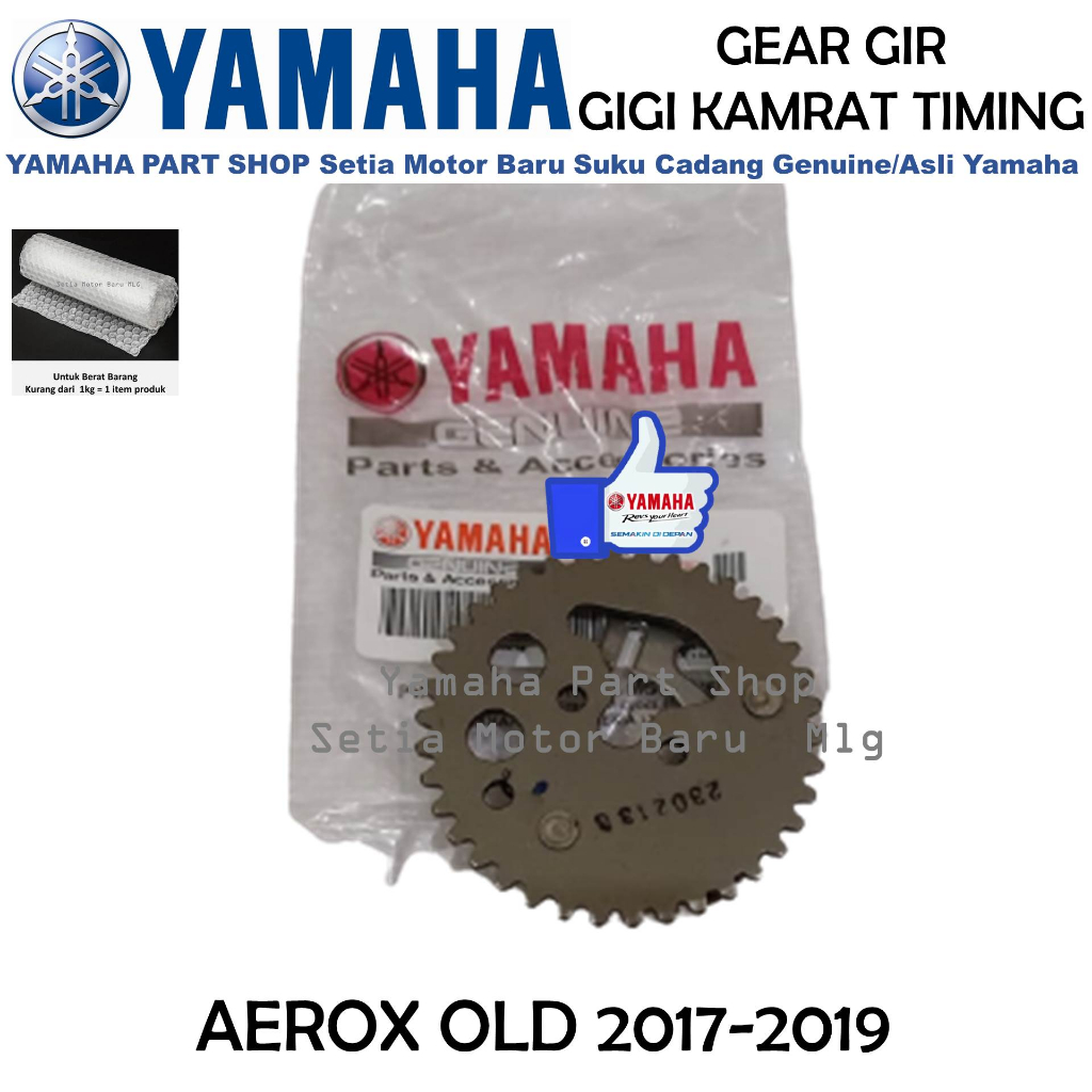 Jual Gear Gir Gigi Kamrat Timing Aerox Old 155 Asli Yamaha Setia Motor ...