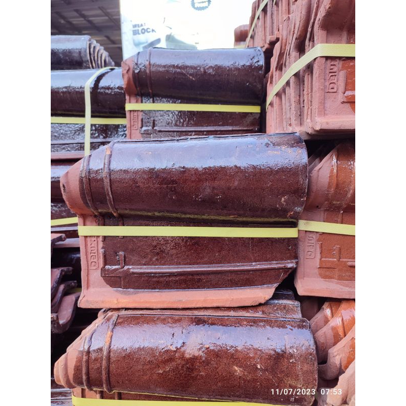 Jual Genteng Tradisional Morando Glazur Brown Kenteng Murah Atap Rumah ...