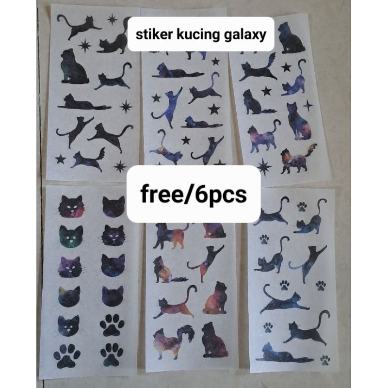 Jual STIKER KUCING DAN TANAMAN FREE (BACA DESK) | Shopee Indonesia