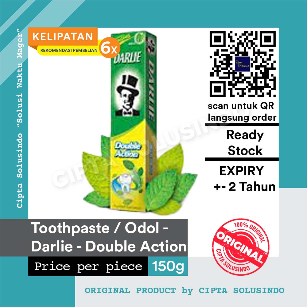Jual Pasta gigi ( Odol / Toothpaste ) Darlie Double Action Large 150g ...