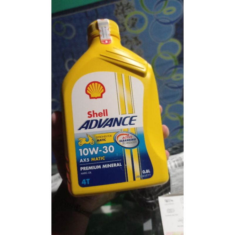 Jual Oli shell ax5 10w-30 matic original shell 0.8L | Shopee Indonesia