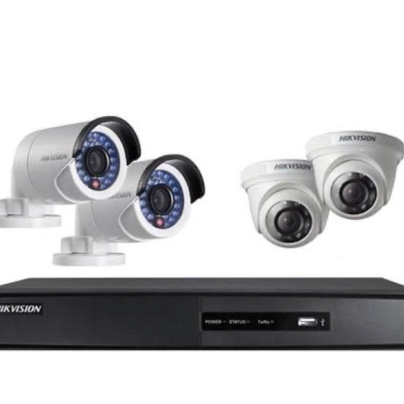 Jual Paket CCTV Hikvision 4 Channel (HDD 2TB) | Shopee Indonesia