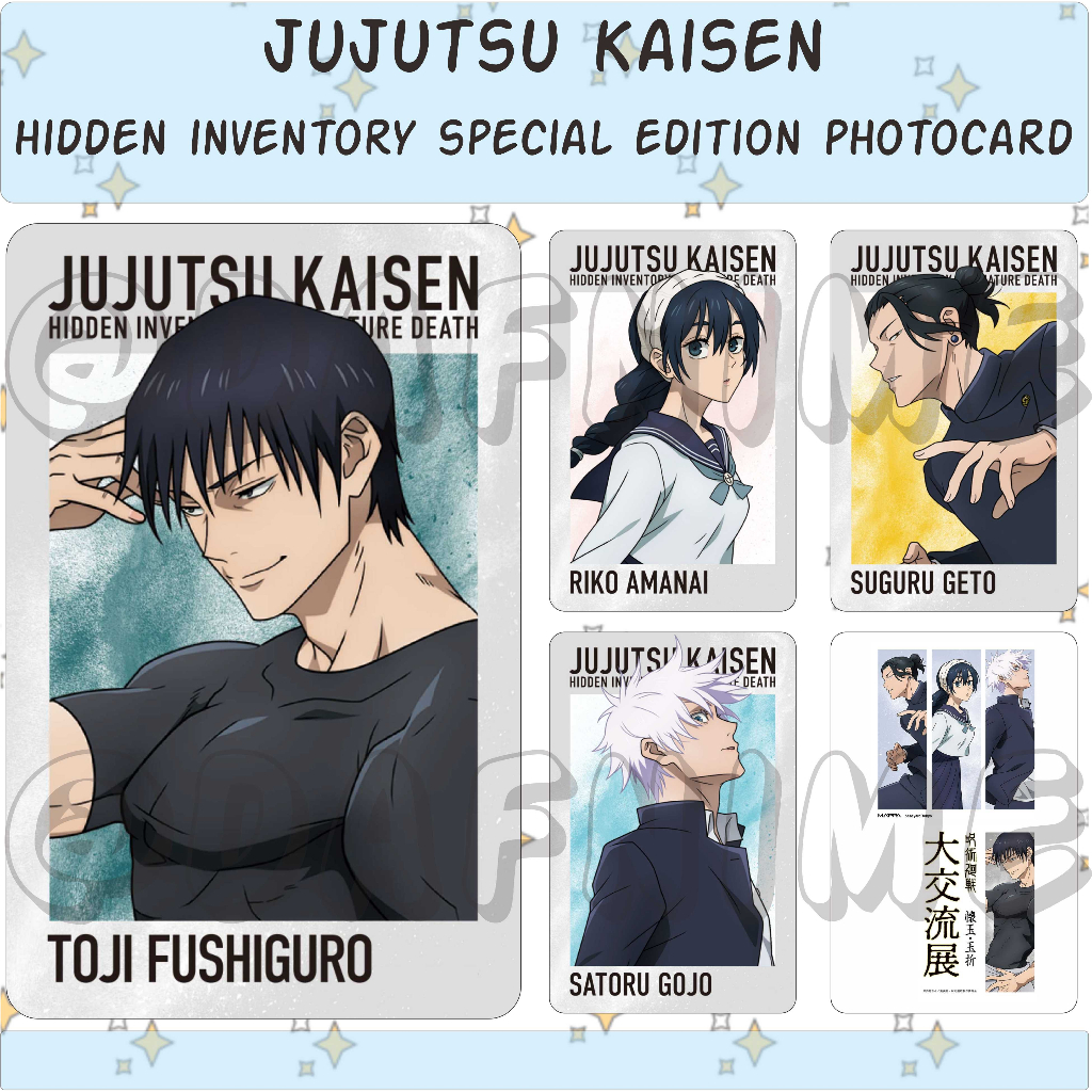 Jual JUJUTSU KAISEN HIDDEN INVENTORY SPECIAL EDITION PHOTOCARD ANIME ...