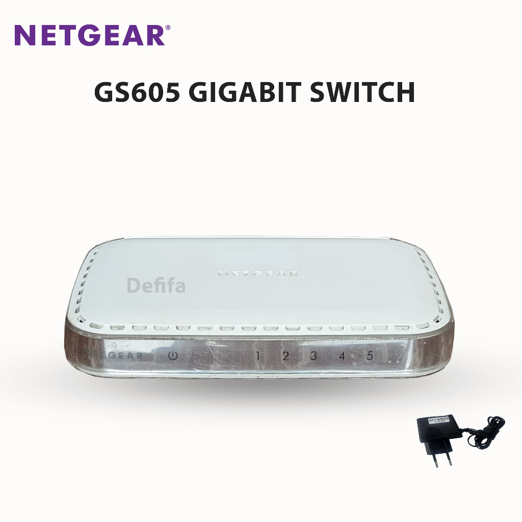 Jual Netgear GS605 5 Port Gigabit Ethernet Unmanaged Switch | Shopee ...