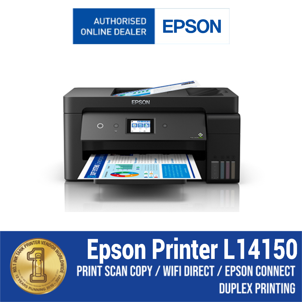 Jual Printer EPSON L14150 A4 All In One WiFi Duplex ADF Print bisa A3 ...