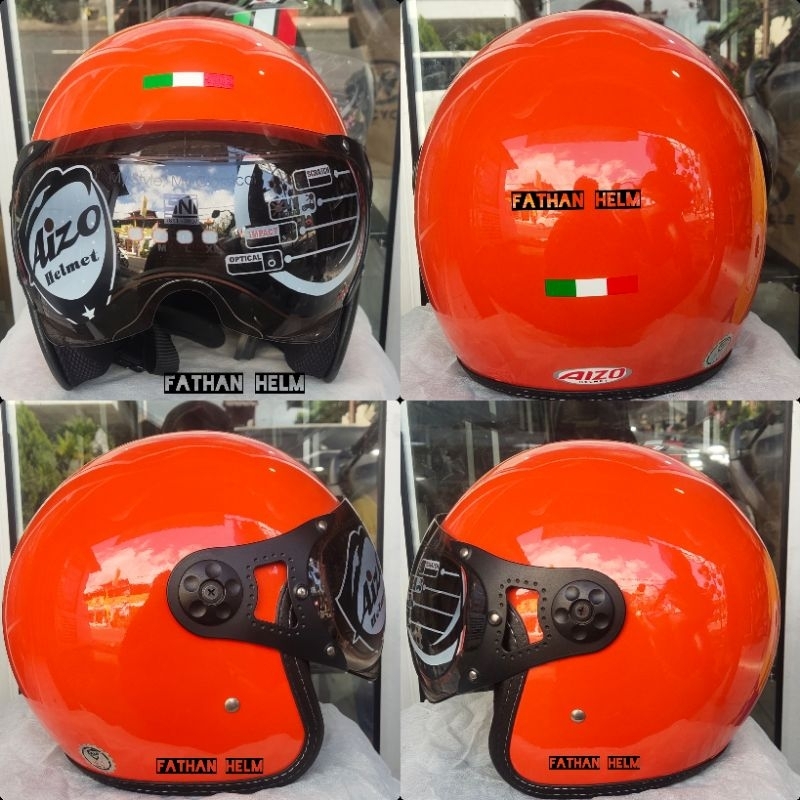 Jual HELM PILOT ITALY PREMIUM SNI ORIGINAL BY AIZO ( Free BUBBLE WRAP ...