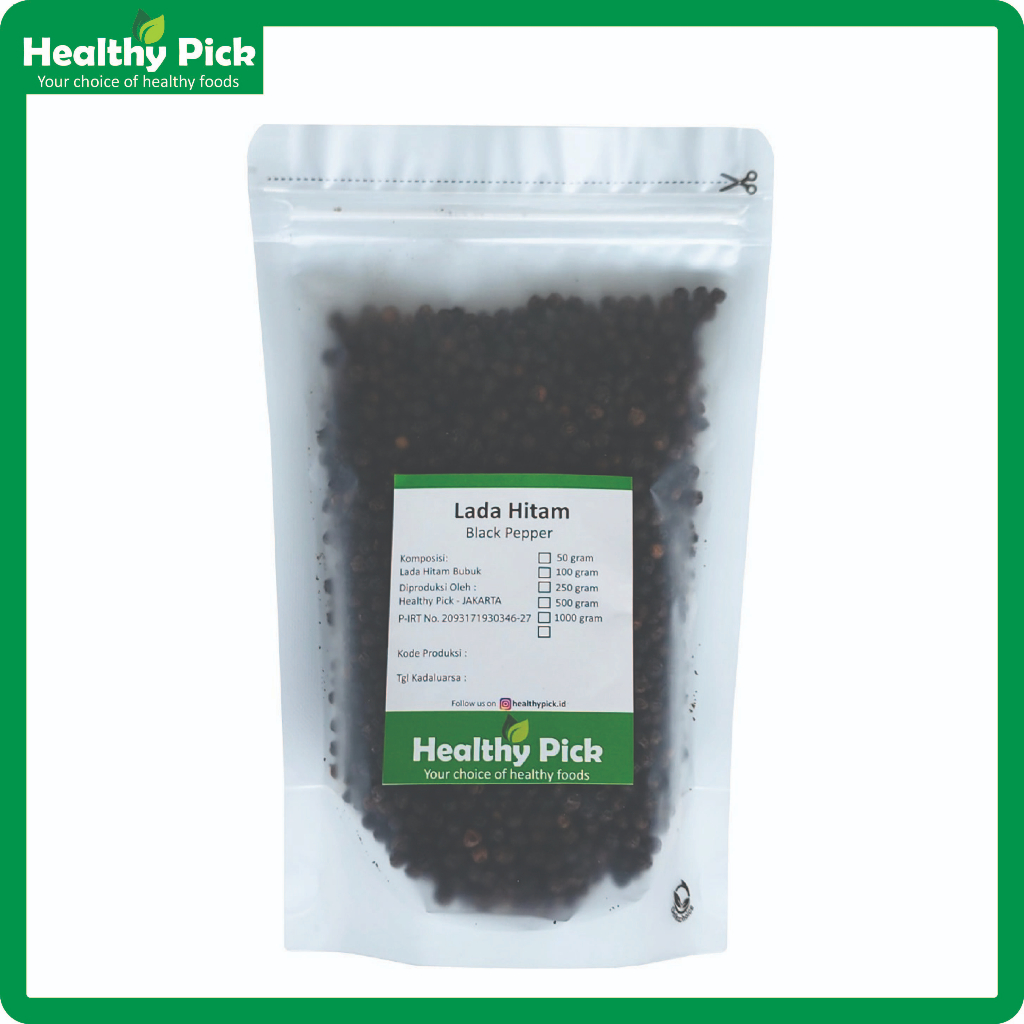 Jual Black Pepper / Lada Hitam Utuh 1Kg / 1000gr | Shopee Indonesia
