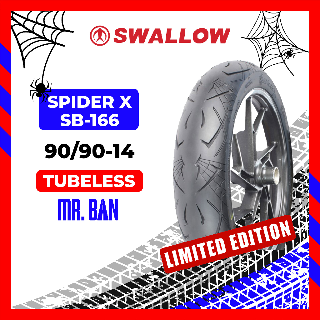 Jual Ban Motor Edisi Spesial SPIDER-X SB-166 Ukuran 90/90 Ring 14 ... Jual Ban Motor Edisi Spesial SPIDER-X SB-166 Ukuran 90/90 Ring 14 ...