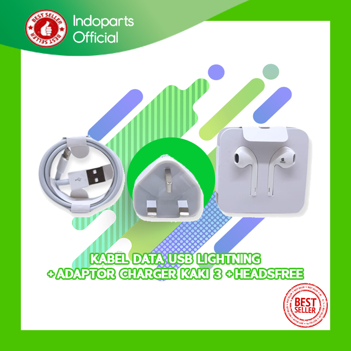 Jual CHARGER ADAPTOR KAKI 3 , KABEL USB , HANDSFREE | Shopee Indonesia