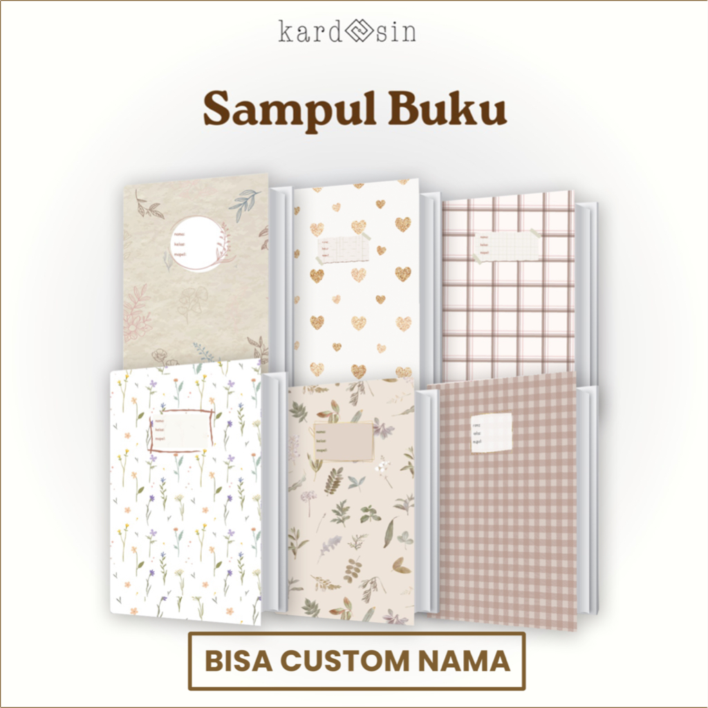 Jual [MIX ISI 6 PCS] SAMPUL BUKU AESTHETIC ESTETIK SIDU BIGBOSS CAMPUS ...