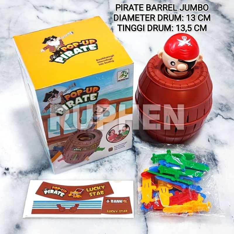 Jual Jumping Pirate Barrel XL JUMBO IMPORT (Good Quality) | Shopee ...