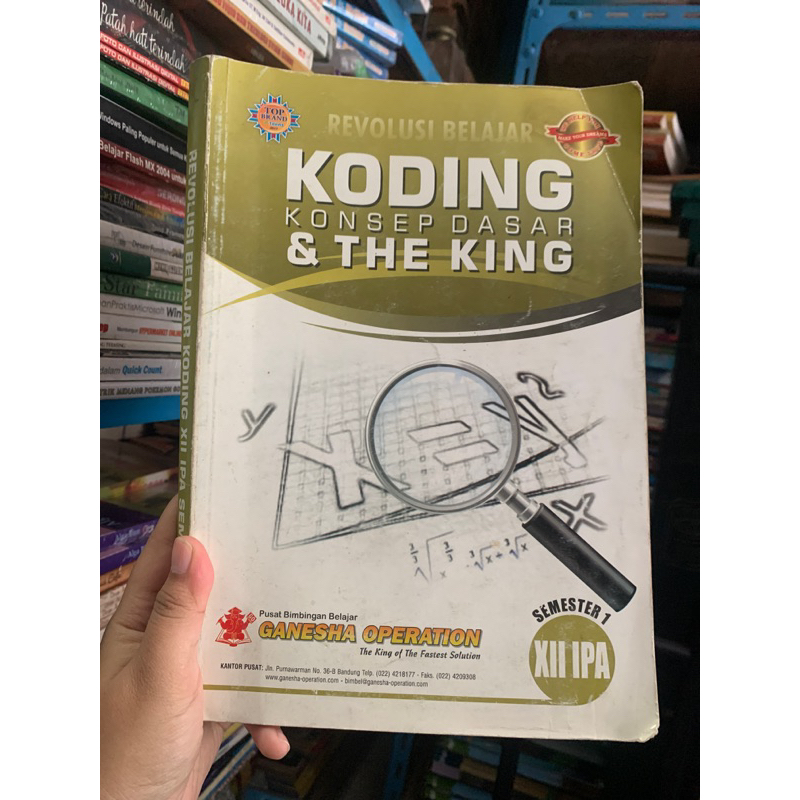 Jual Revolusi belajar koding konsep dasar & The king SMA Kelas XII IPA ...