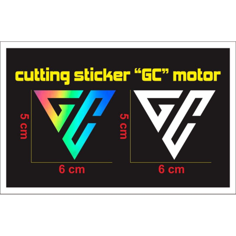 Jual Sticker GC cutting viral | Shopee Indonesia