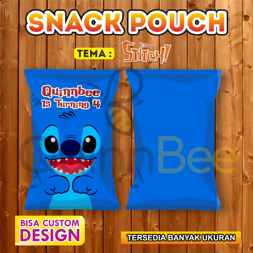 Jual Snack Pouch Jumbo|Pouch Ultah|Kemasan Snack Ulang Tahun|Birthday ...