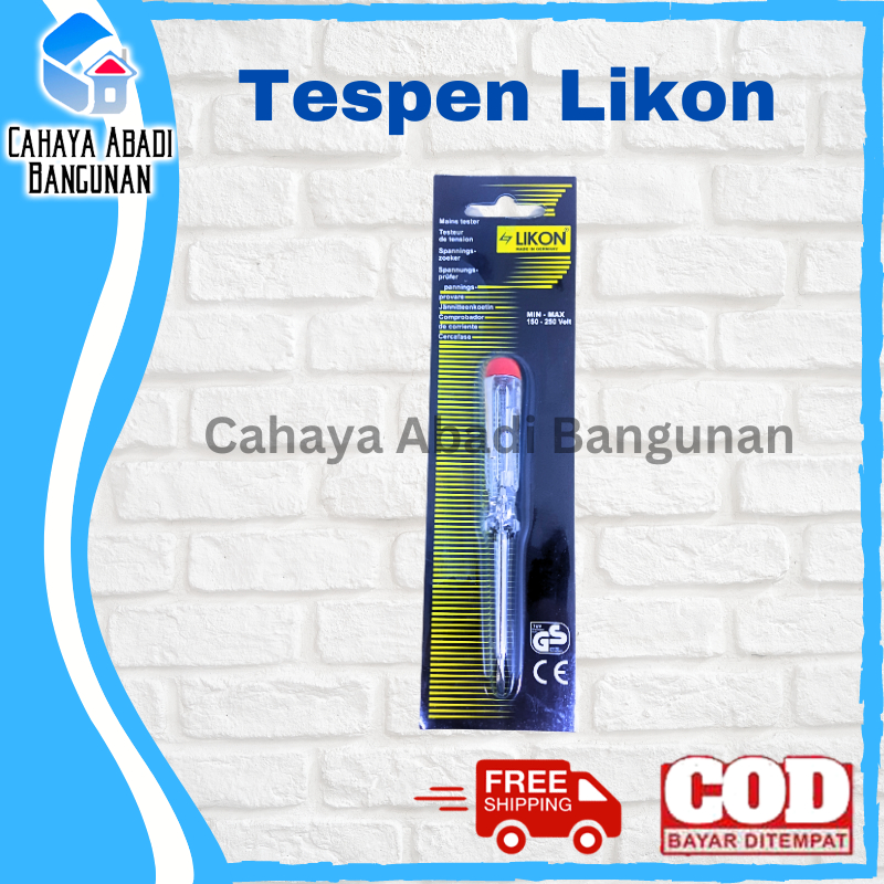 Jual LIKON TEST PEN / TESPEN OBENG LISTRIK AC GERMAN | Shopee Indonesia