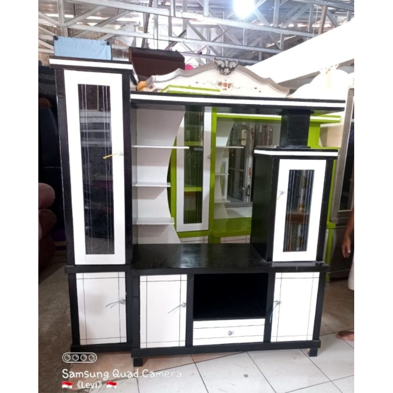 Jual Buffet Rak TV Partisi Minimalis Banyak Rak | Shopee Indonesia