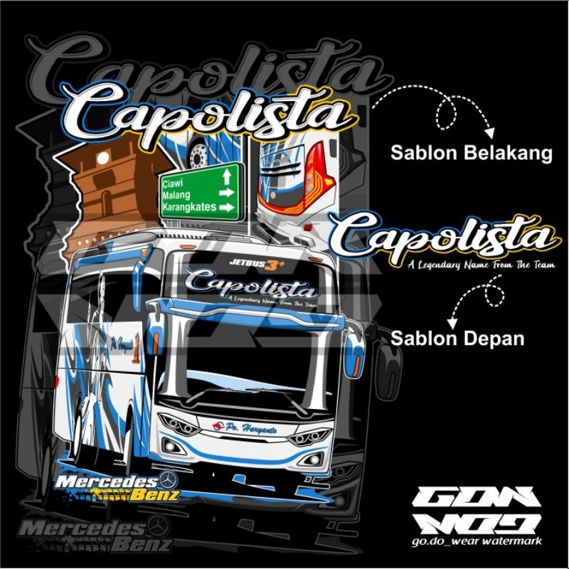 Jual kaos bus Haryanto Capolista | Shopee Indonesia