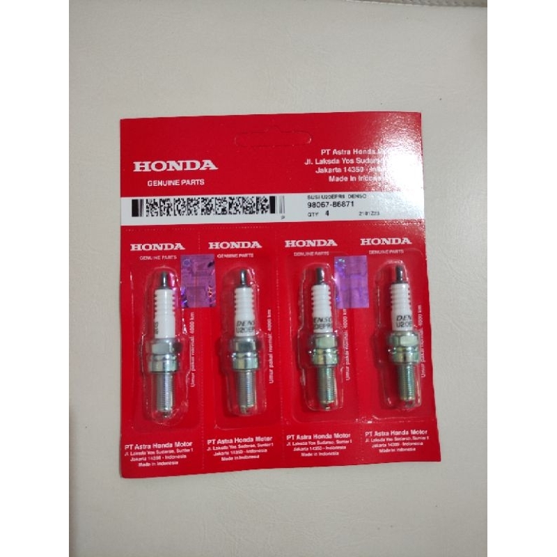 Jual BUSI DENSO U20 KHARISMA SUPRA X125 BEAT VARIO REVO ABS BLADE FI ...