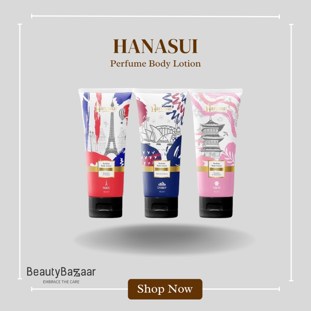 Jual HANASUI Parfume Body Lotion | Lotion Pencerah Kulit Aroma Parfum ...