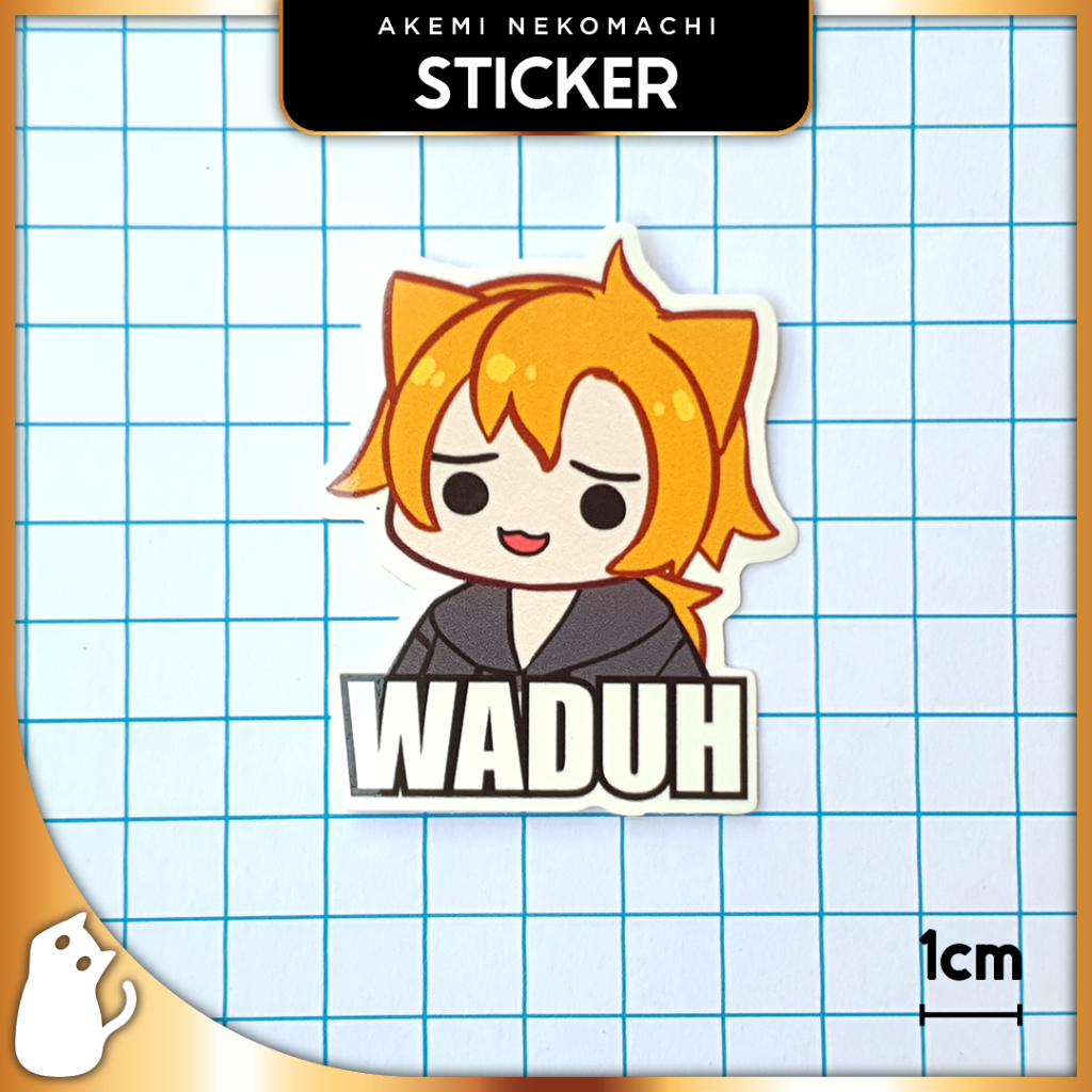Jual WADUH - Sticker Akemi Nekomachi Vtuber | Shopee Indonesia