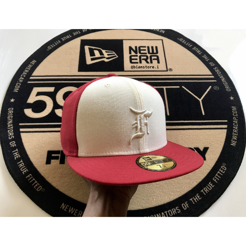 Jual Topi Fear of God Essentials x New Era Detroit Tigers Scarlet Red ...