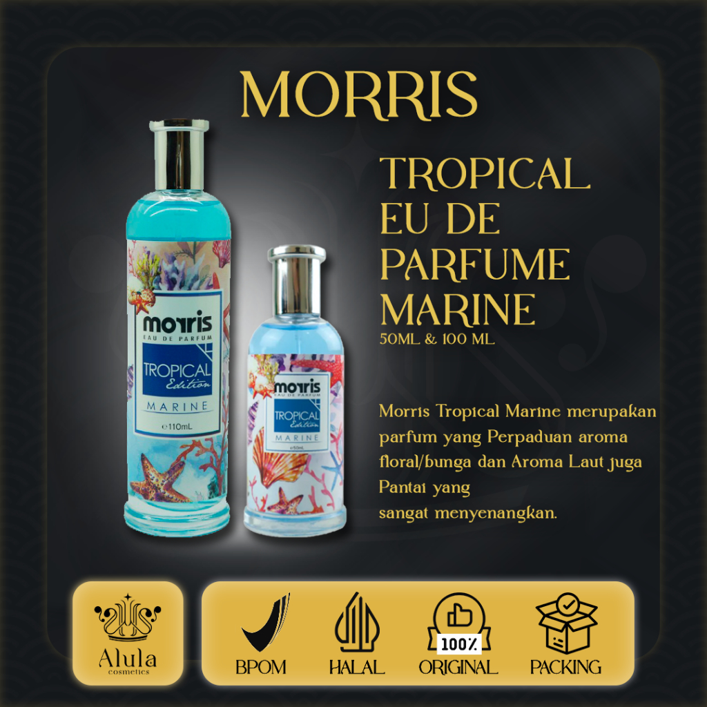 Jual Morris Tropical Eau De Parfume - Marine | Shopee Indonesia