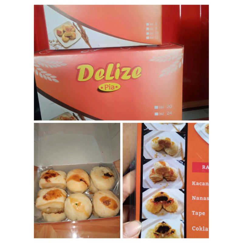 Jual Pia Bakpia Delize Kacang Ijo isi 12 biji Mix 8 Rasa | Shopee Indonesia