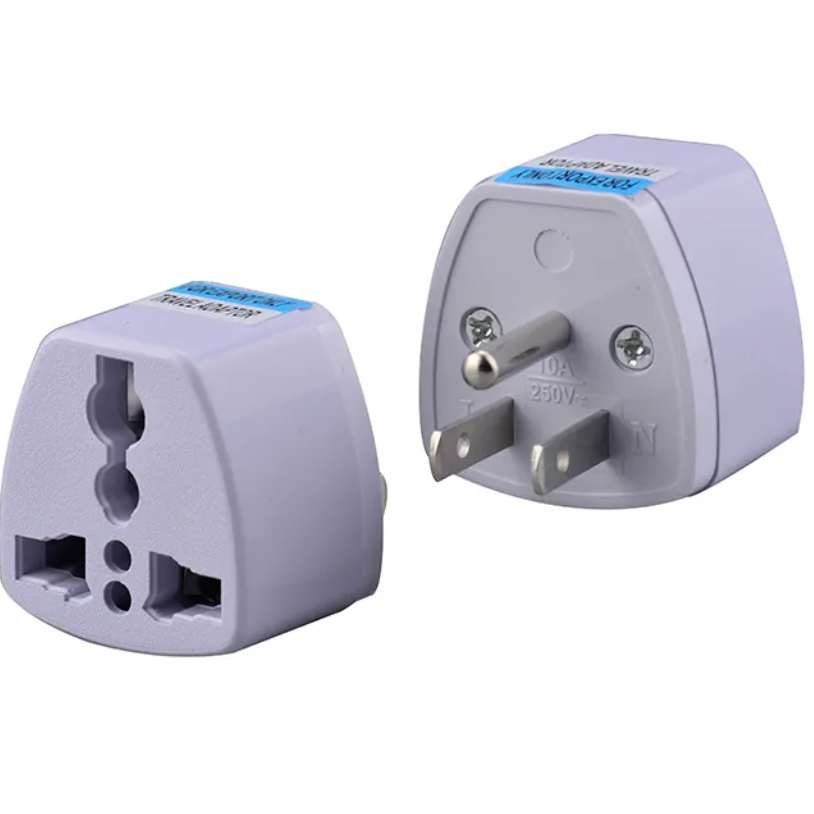 Jual Travel adaptor Colokan 3 Pin Kaki Power Plug Adapter Converter EU ...