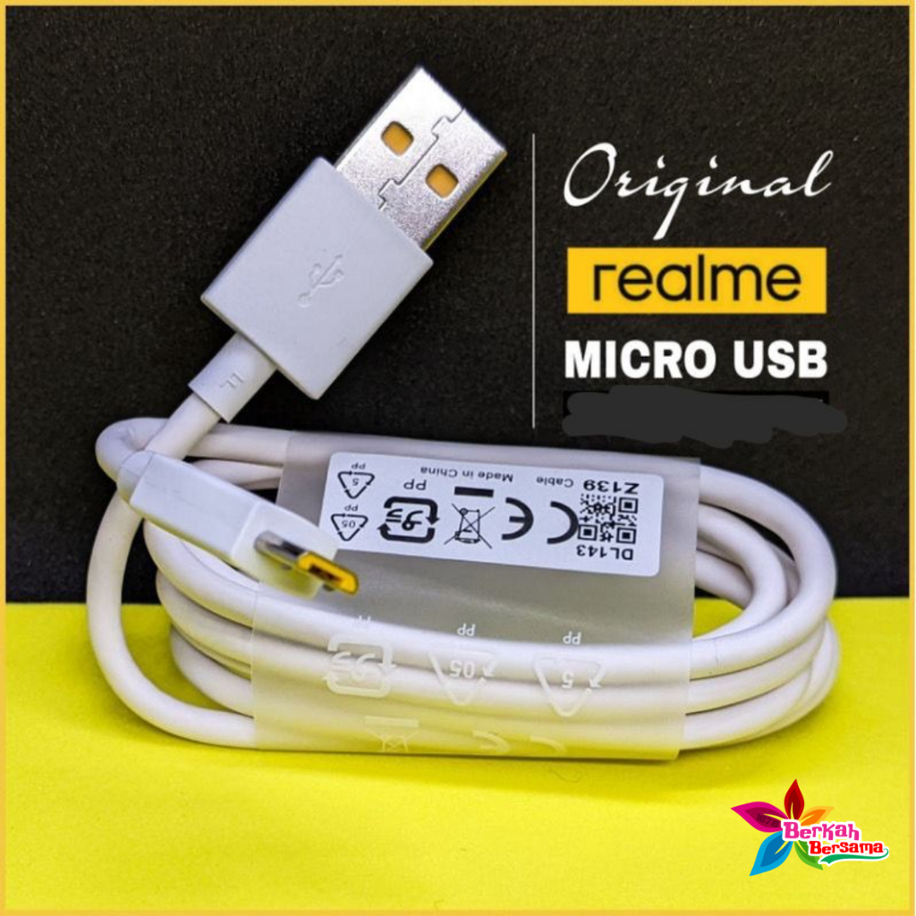 Jual Kabel Data Realme U1 C1 C2 C3 Realme 2 2 Pro Realme 3 Realme 5 5i ...