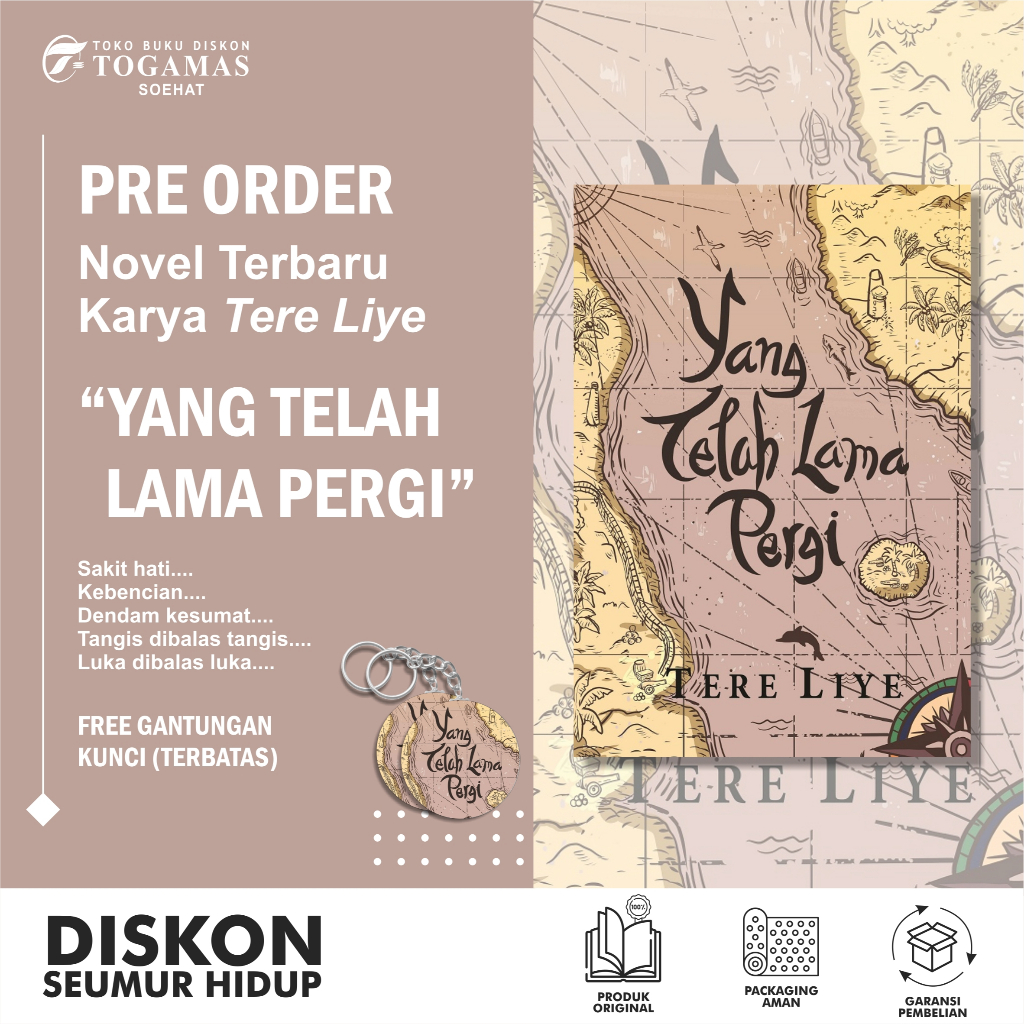 Jual Yang Telah Lama Pergi Karya Tere Liye | Shopee Indonesia