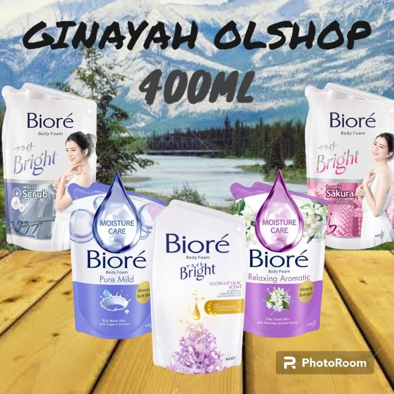 Jual KAO BIORE BODY FOAM REFFIL 400mL SABUN MANDI | Shopee Indonesia