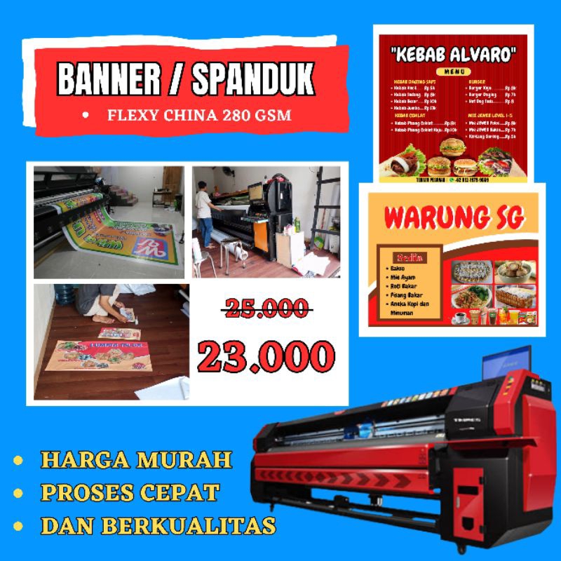 Jual spanduk murah | Shopee Indonesia