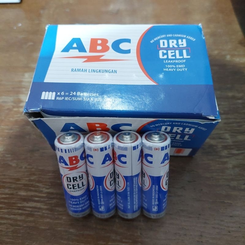 Jual BATERAI ABC AA (PERBIJI) | Shopee Indonesia