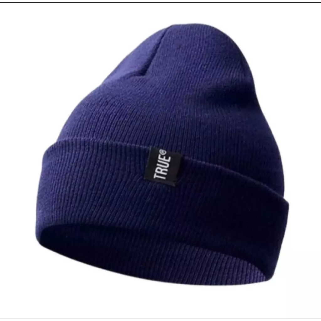 Jual Beanie Hat Kupluk Pria terbaru real pict Bahan Tebal (cod) bayar ...