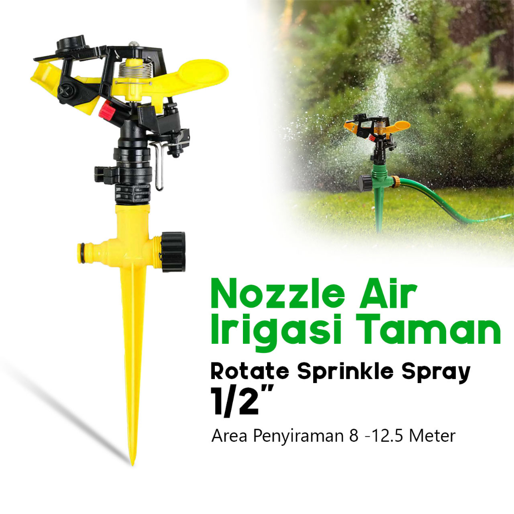 Jual Sprinkler Stake Tancap 360 Derajat Rocking Arm / Support ...