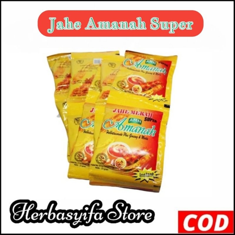 Jual Jahe Merah Amanah Super - Jahe Renceng isi 10 sachet - Jahe Amh ... Jual Jahe Merah Amanah Super - Jahe Renceng isi 10 sachet - Jahe Amh ...