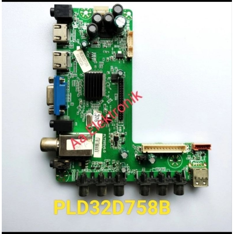 Jual Mb mainboard tv Polytron PLD-32D758 PLD32D758 motherboard | Shopee ...