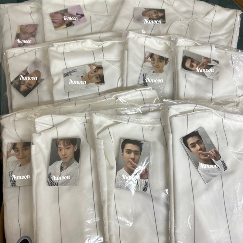 Jual ready jersey uniform exo chanyeol sehun kai do kyungsoo xiumin ...